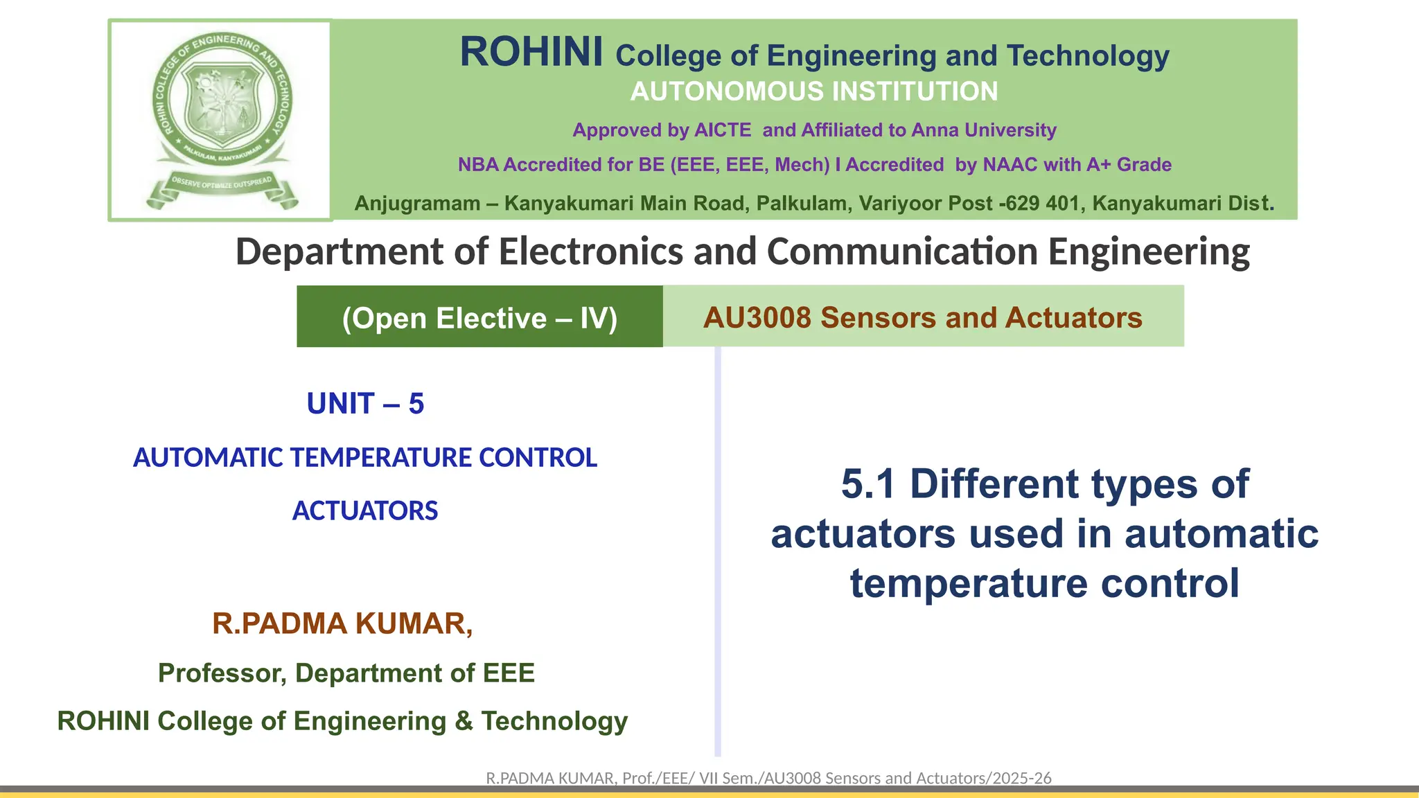 5.1 Different types of actuators used in automatic temperature control.pptx