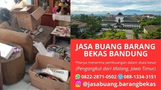 Jasa Buang Barang Bekas Bukan Puing Sumur Bandung | PPTX
