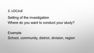 5.-Research-Title.pdf for a business res | PDF