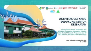 5. . Aktivitas GSS yang Didukung Kementerian Kesehatan.pptx