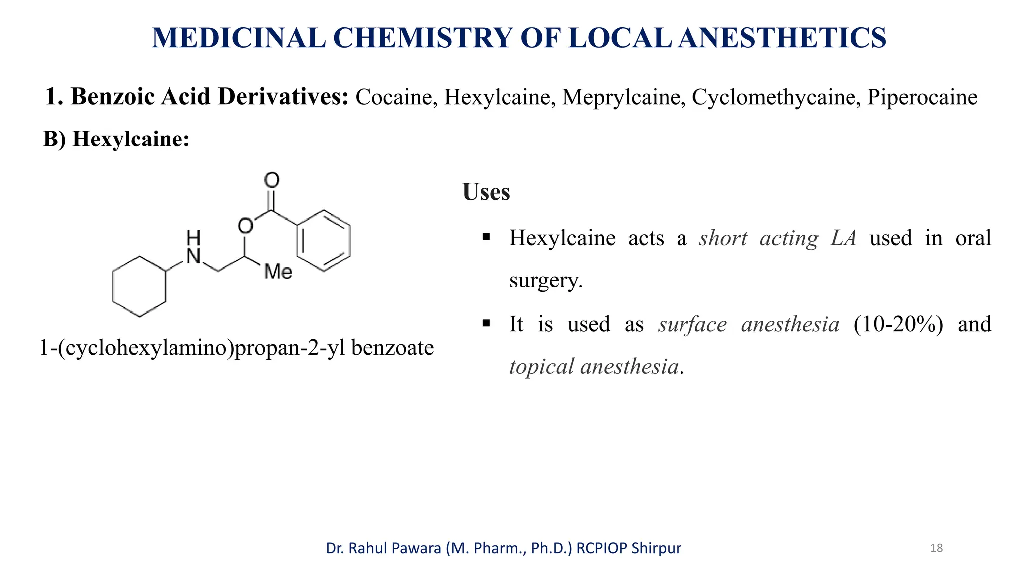 5.2 Local Anesthetic.pdf b pharm third year sem | PDF