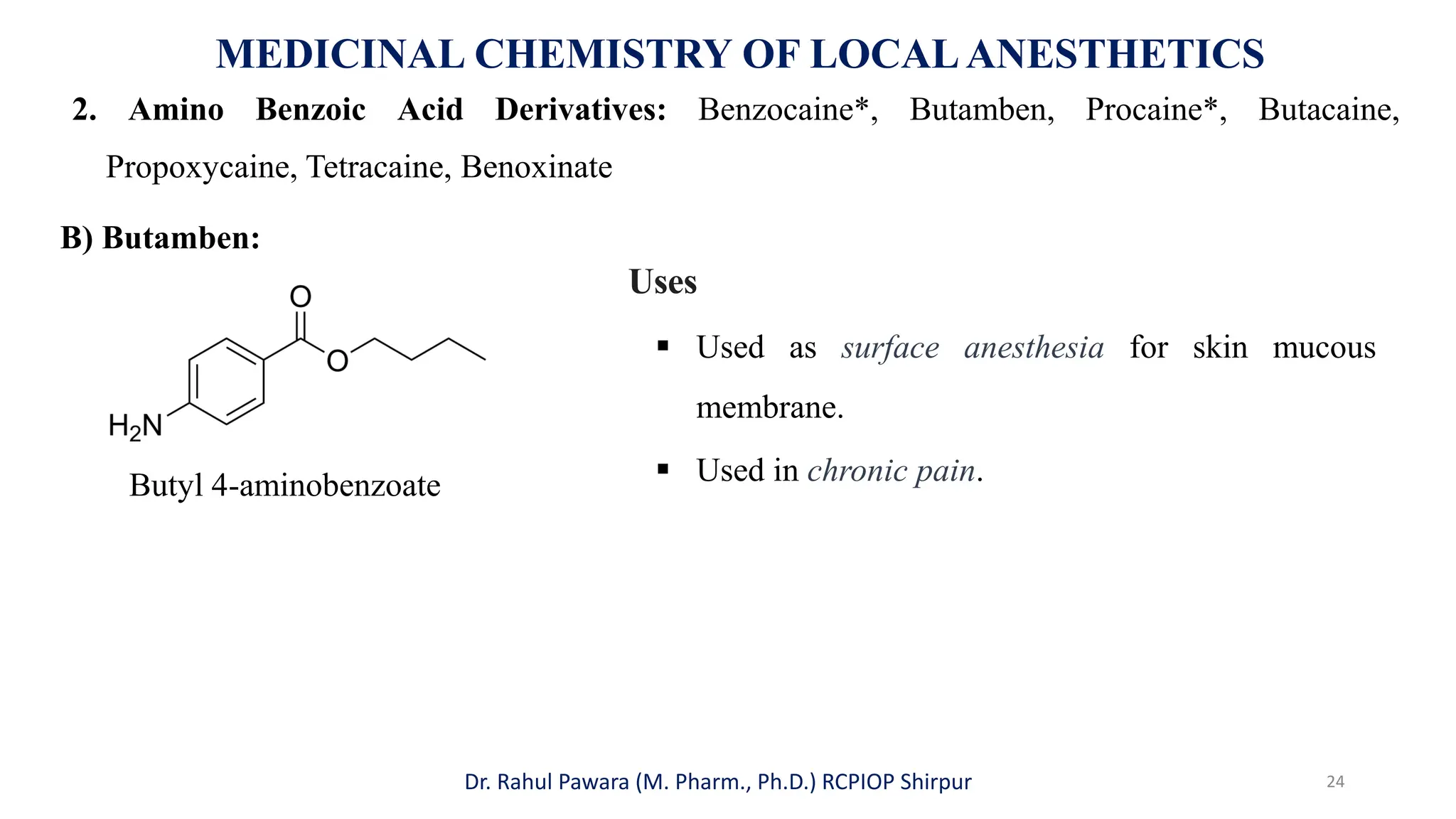 5.2 Local Anesthetic.pdf b pharm third year sem | PDF