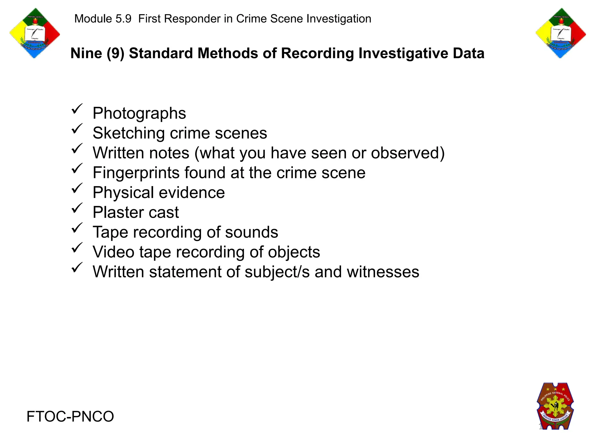 5.9 First Responders in Crime Scene Investigation.pptx