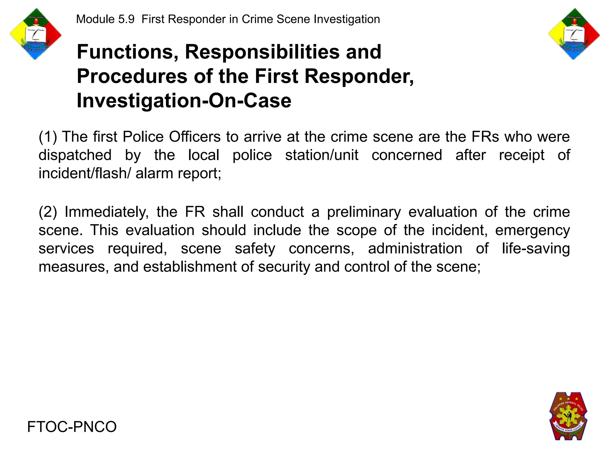 5.9 First Responders in Crime Scene Investigation.pptx