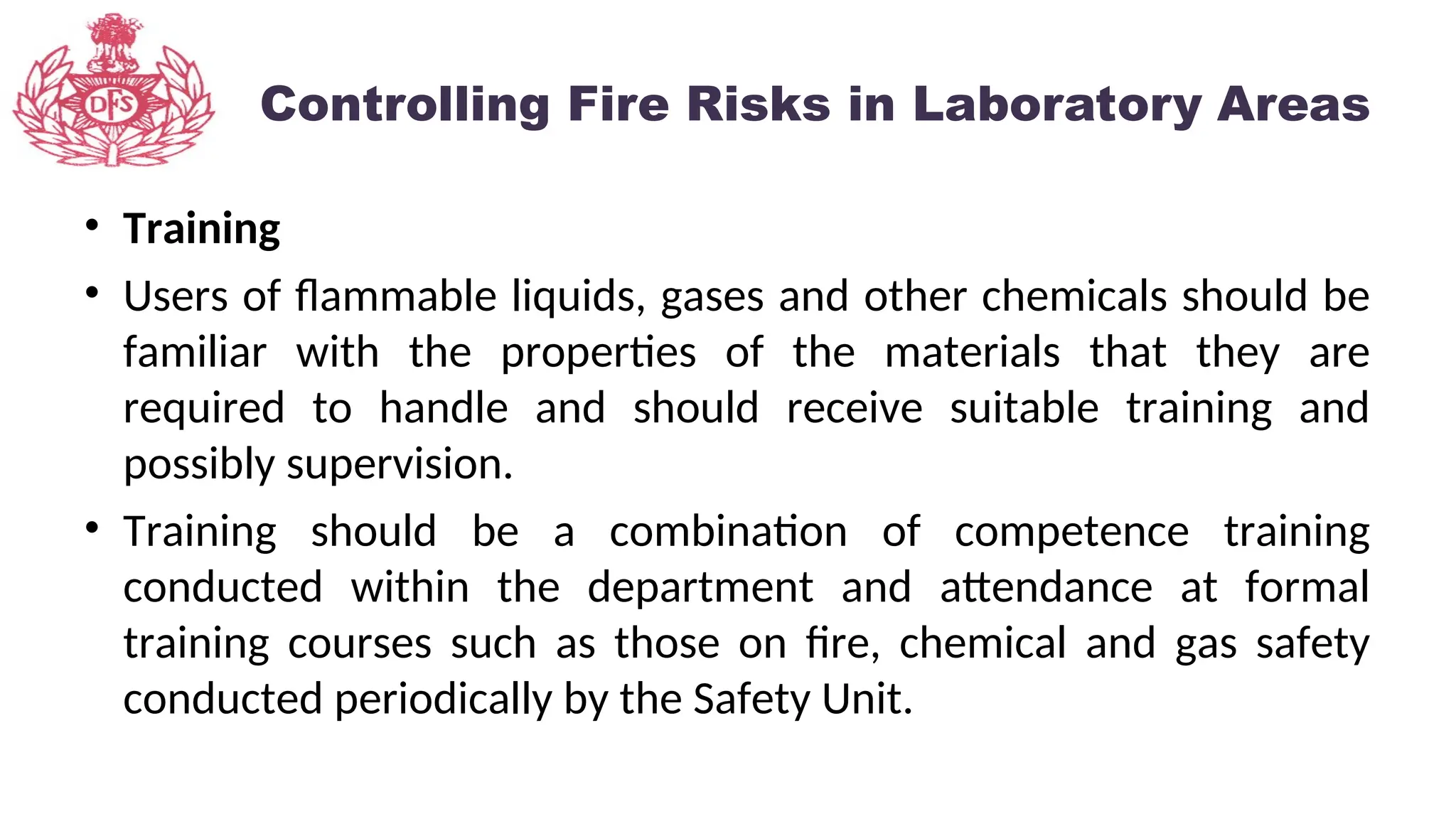 5. Fire Safety Laboratory in laboratory laboratory | PPT