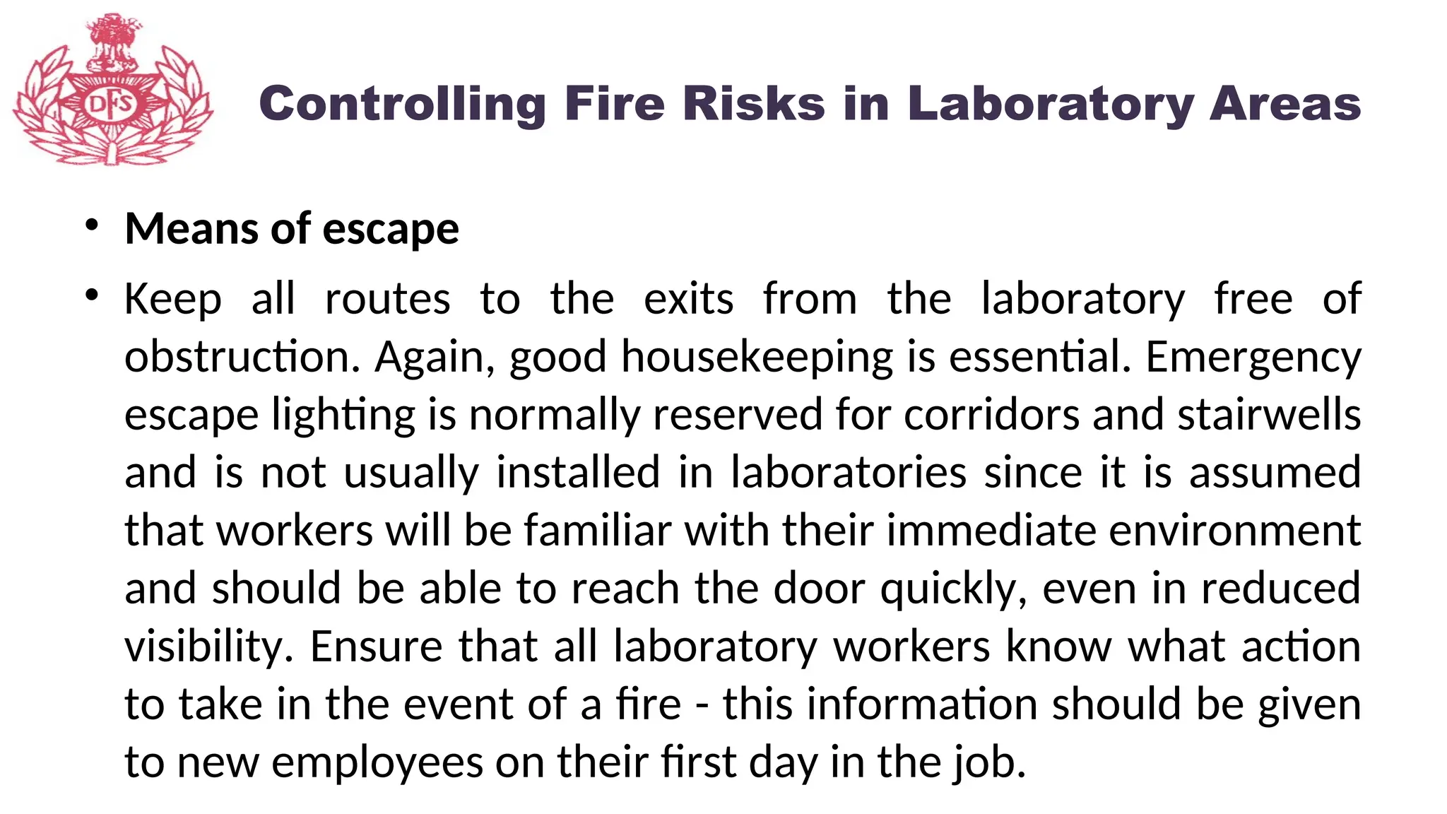 5. Fire Safety Laboratory in laboratory laboratory | PPT