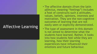 5.-Affective-Assessment Assessment in Learning 2 | PPTX