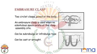 5.-direct-retainers in maxillofacial prosthodontics and removal ...
