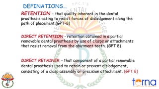 5.-direct-retainers in maxillofacial prosthodontics and removal ...