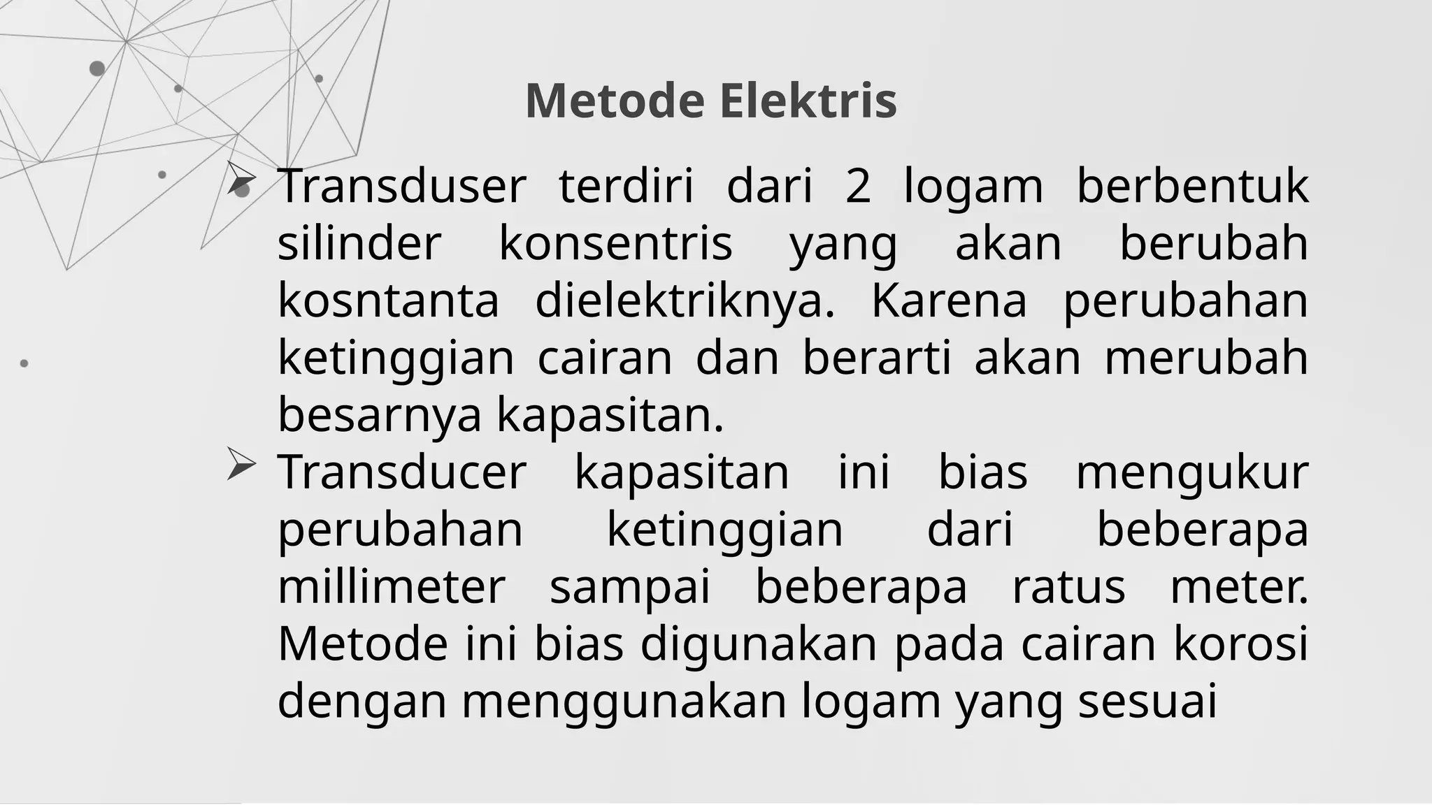 Pengukuran level alat industri kimia kelas XII | PPTX