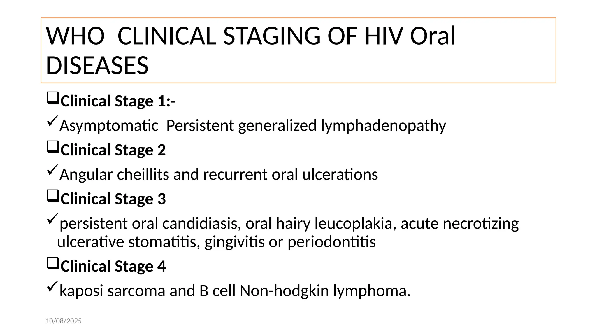 5. Oral Manifestations of HIV.powerpoint | PPTX