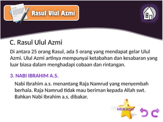 Bahan Ajar PAI Kelas 5 Rasul-Rasul Allah | PPTX