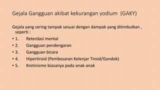 Masalah gangguan akibat kekurangan yodium | PDF