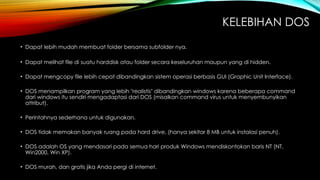 5. Jenis Sistem Operasi & DOS.ppt 5. Jenis Sistem Operasi & DOS.ppt 5 ...