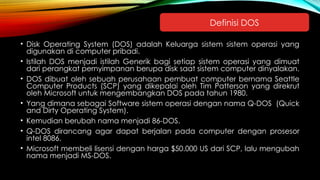 5. Jenis Sistem Operasi & DOS.ppt 5. Jenis Sistem Operasi & DOS.ppt 5 ...