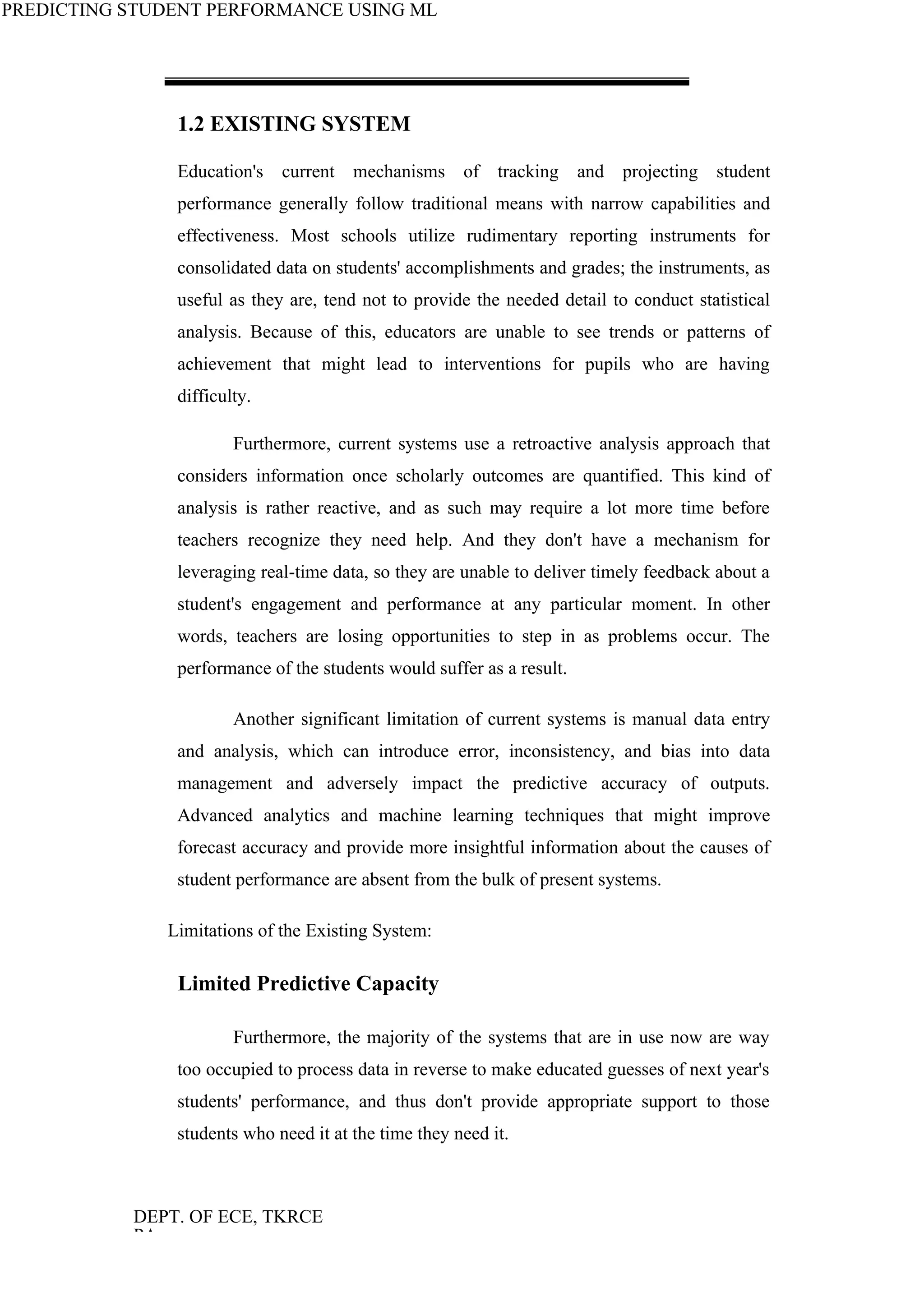 PREDICTING STUDENT PERFORMANCE AND ITS INFLUENCING FACTORS BY USING ...