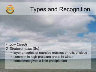 Clouds, cloud types and Fog types and formation | PPT