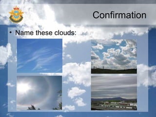 Clouds, cloud types and Fog types and formation | PPT