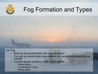 Clouds, cloud types and Fog types and formation | PPT