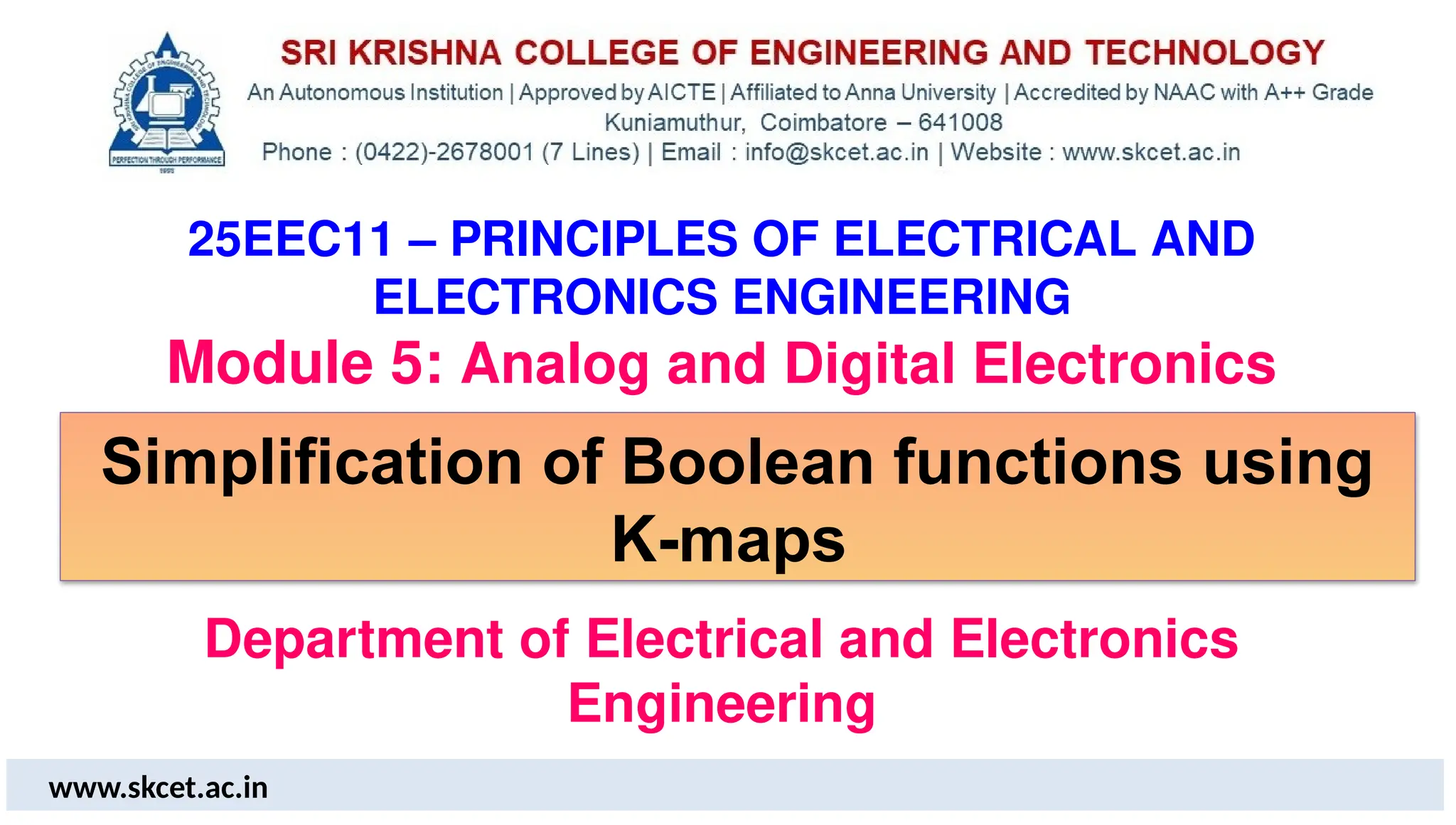5.4 Simplification of Boolean functions using K-maps.pptx