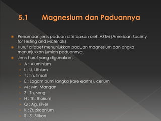 jenis-jenis Logam Non Ferrous dan beberapa logam lainnya | PDF