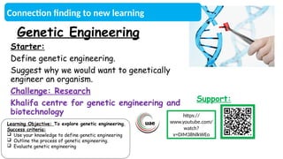 Genetic Engineering.pptx Key Stage 3 Sci | PPTX