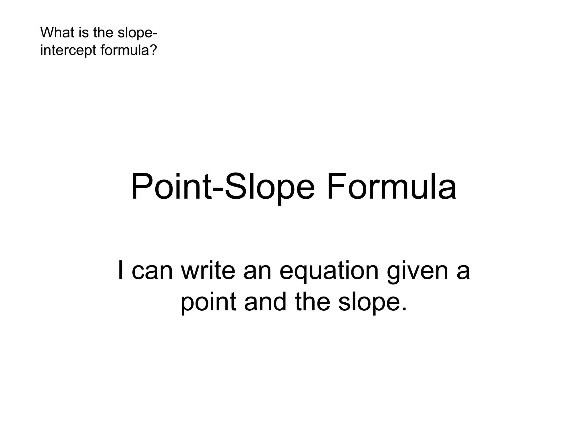 5.4 pt-slope.ppttypes of slope formulas. | PPT