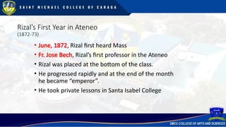 Rizal’s Life - Higher Education and Life Abroad | PPTX