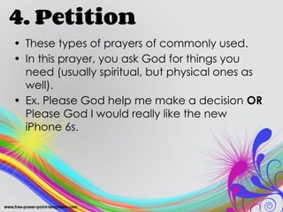 i did ittt5. 6 Types of Prayer PPT.ppt.pdf
