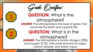 Understanding Earth's Atmosphere: Layers, Solar Energy Interaction, and ...