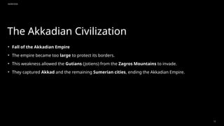 The Ancient Civilizations of Mesopotamia: From Sumer to Babylon | PPTX