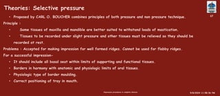 Comprehensive Theories and Techniques of Impression Making in Complete ...