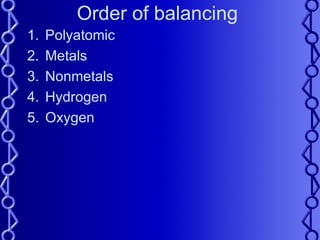 5-2 Balancing Reactions | PPT