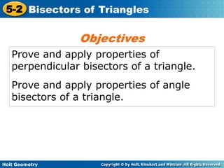5-2Bisectors of Triangles.ppsx
