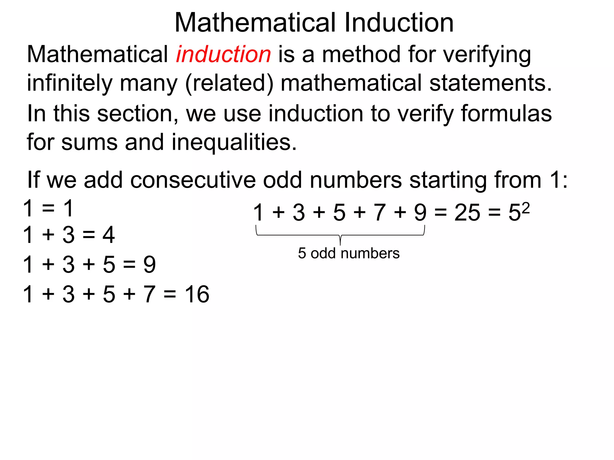 5.4 mathematical induction | PPTX