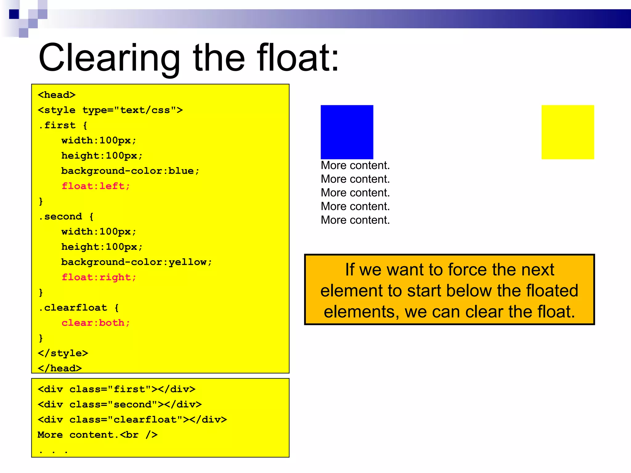 5.2 nesting and floating elements | PPT