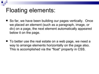 5.2 nesting and floating elements | PPT