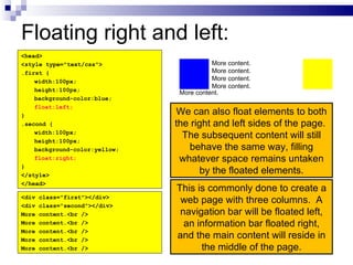 5.2 nesting and floating elements | PPT