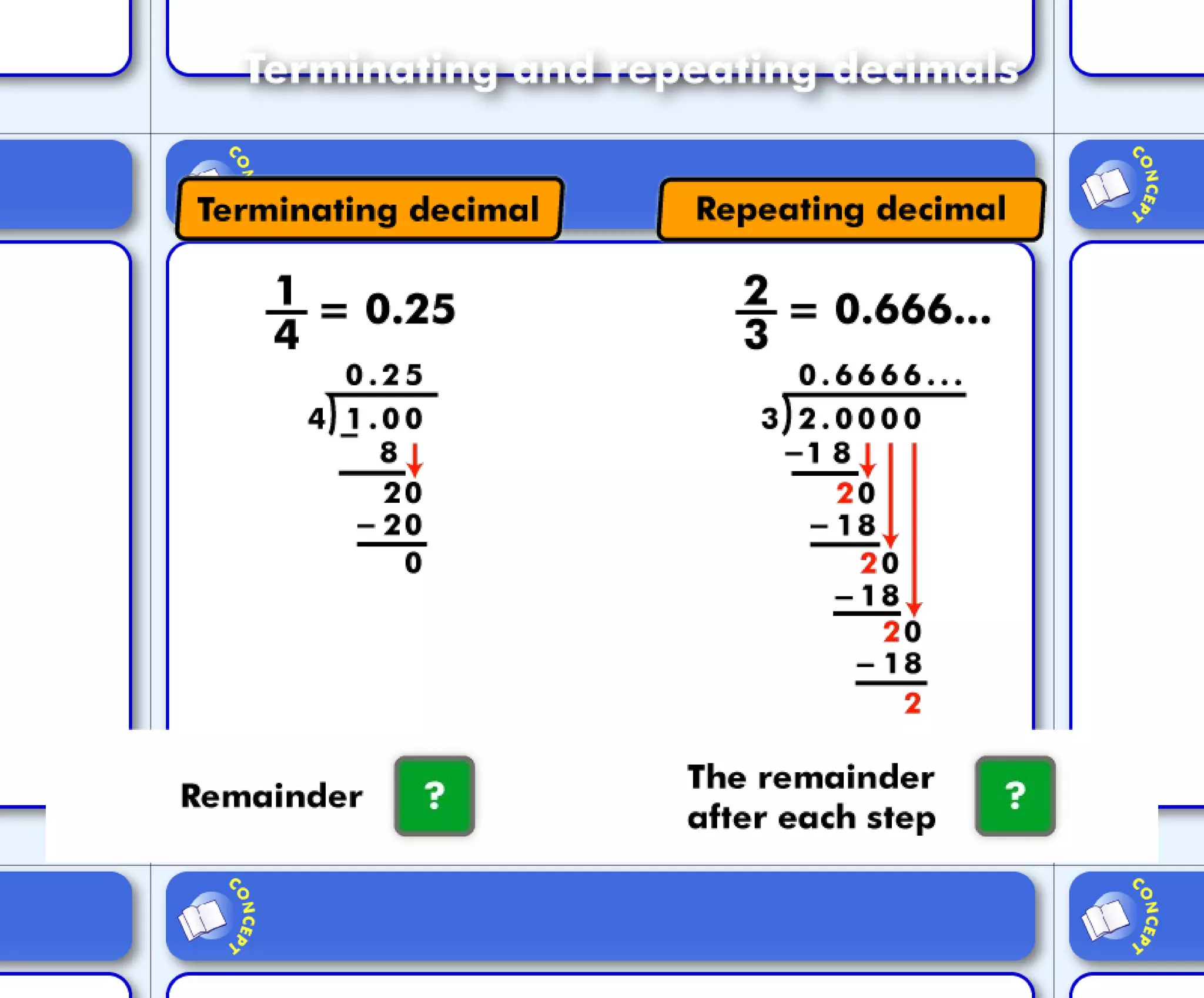 Changing fractions to decimals | PPT