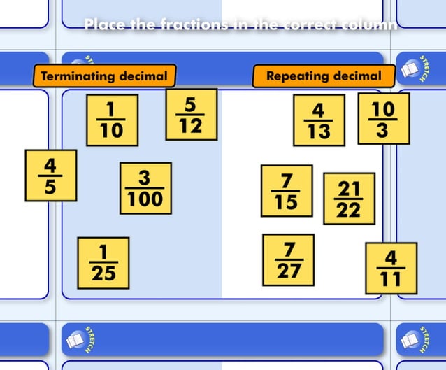 Changing fractions to decimals | PPT