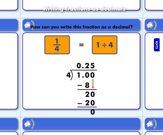 Changing fractions to decimals | PPT