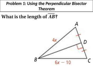 5-2 Perpendicular and Angle Bisectors.pptx | Geography | Science