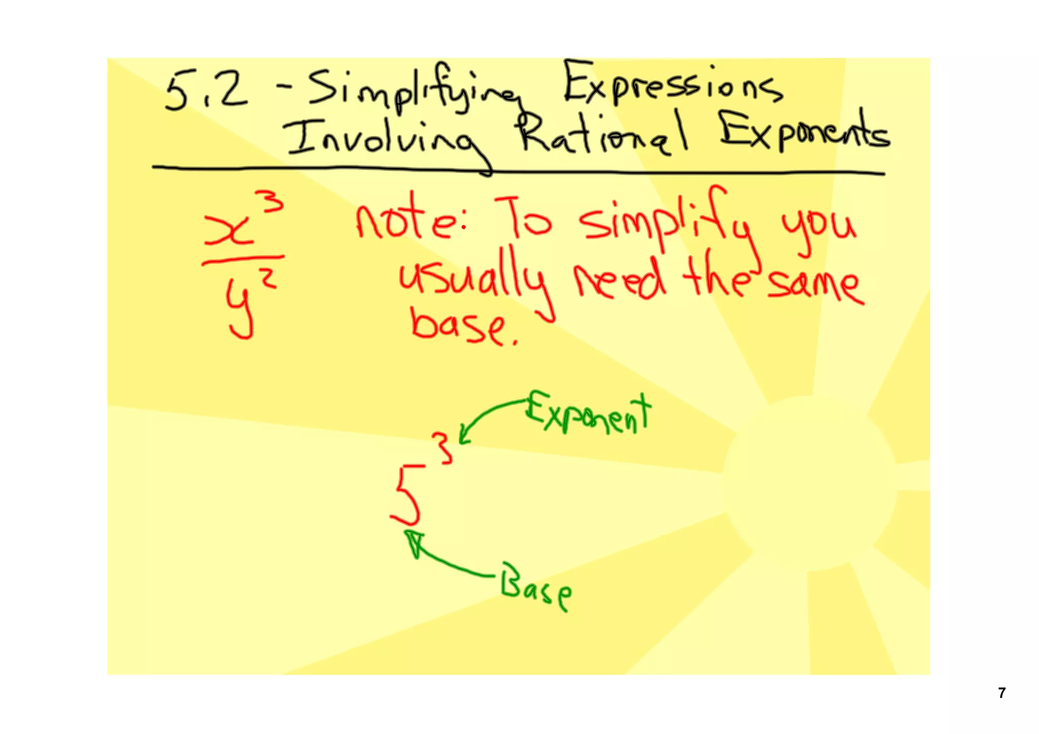 5 2 Simplifying Expressions With Rational Exponents | PDF