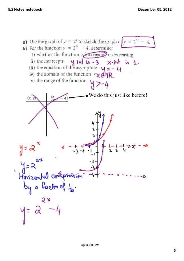 5.2 sketch graphs of exponential functions