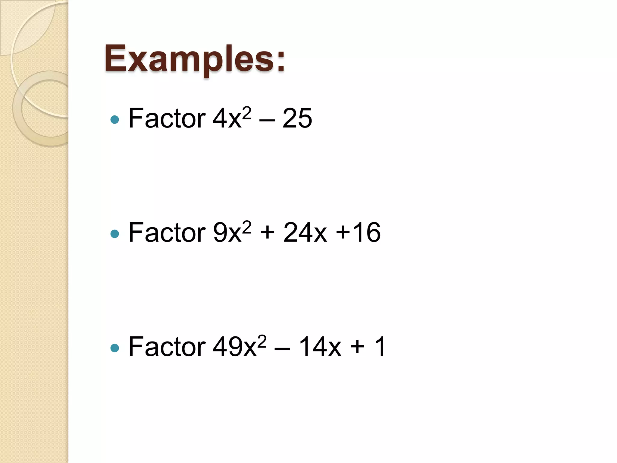 5.2 Solving Quadratic Equations by Factoring | PPTX