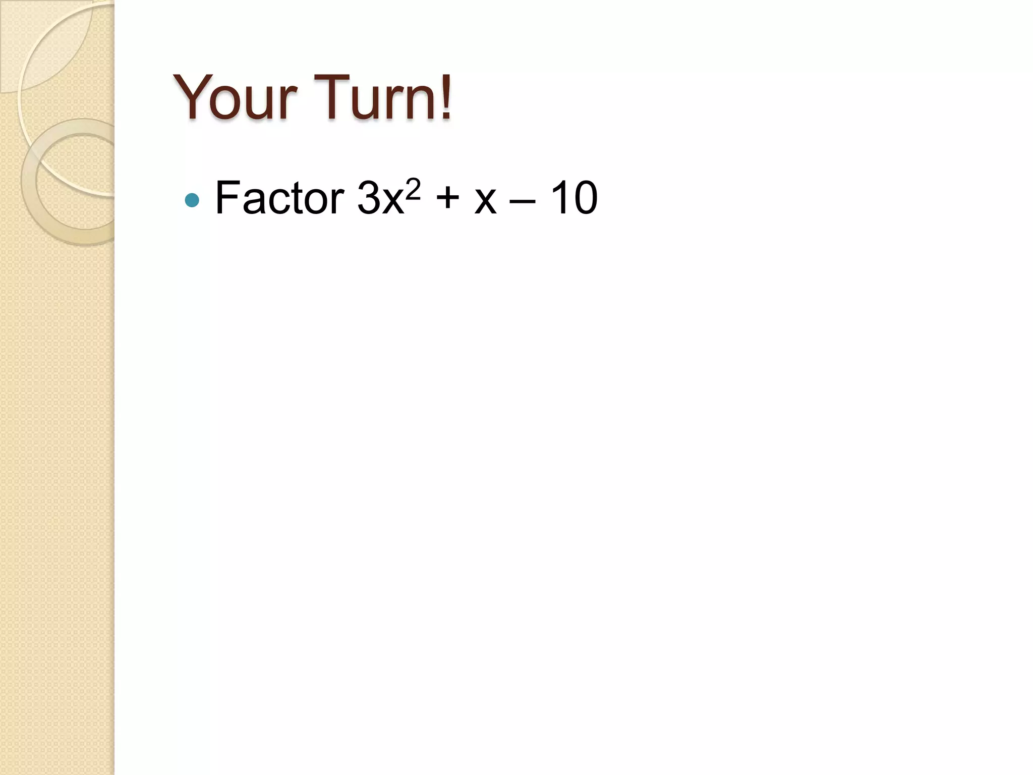 5.2 Solving Quadratic Equations by Factoring | PPTX