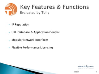 Tolly Report: Stopping Attacks You Can't See | PPT