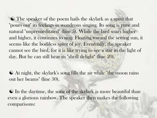 5.3. To a Skylark | PPTX