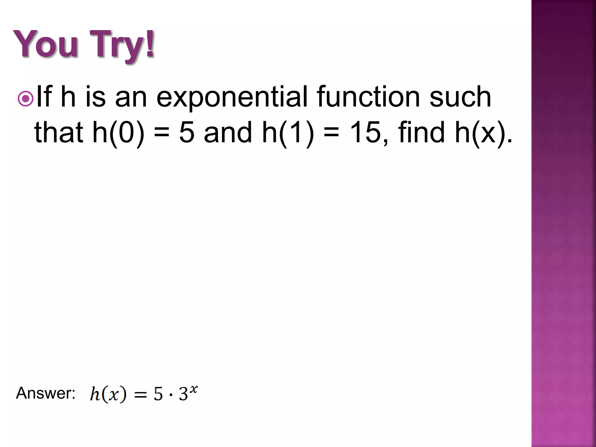 5 3 exponential functions | PPTX