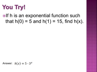 5 3 exponential functions | PPTX